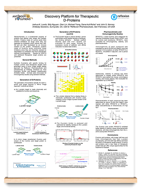 Scientific Poster: Discovery Platform for Therapeutic D-Proteins
