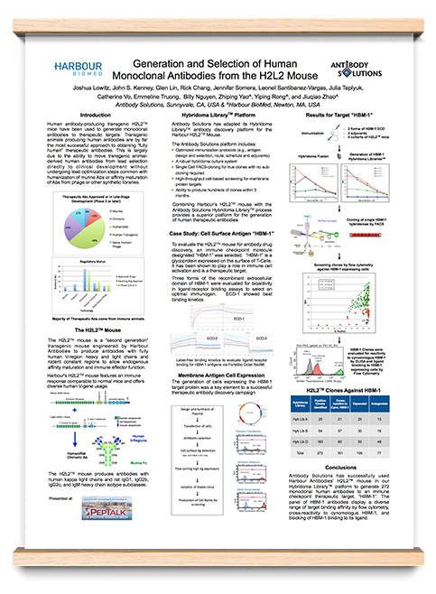 Scientific Poster: Generation and Selection of Human Monoclonal ...
